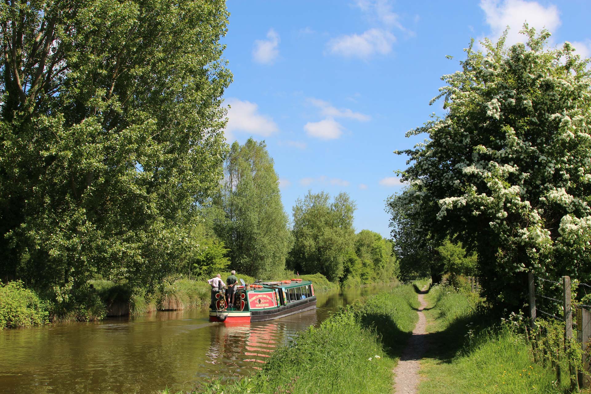 Kennet And Avon Canal Hungerford Wharf To Kintbury Berkshire