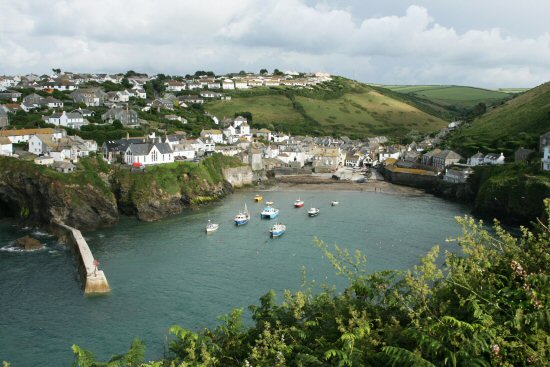 Harbour, from coast path to Lobber Point, Port Isaac - Beautiful ...